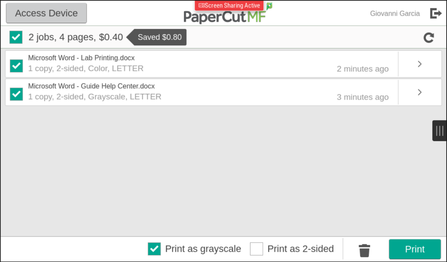 How to Print from a Computer Lab – University of the Virgin Islands