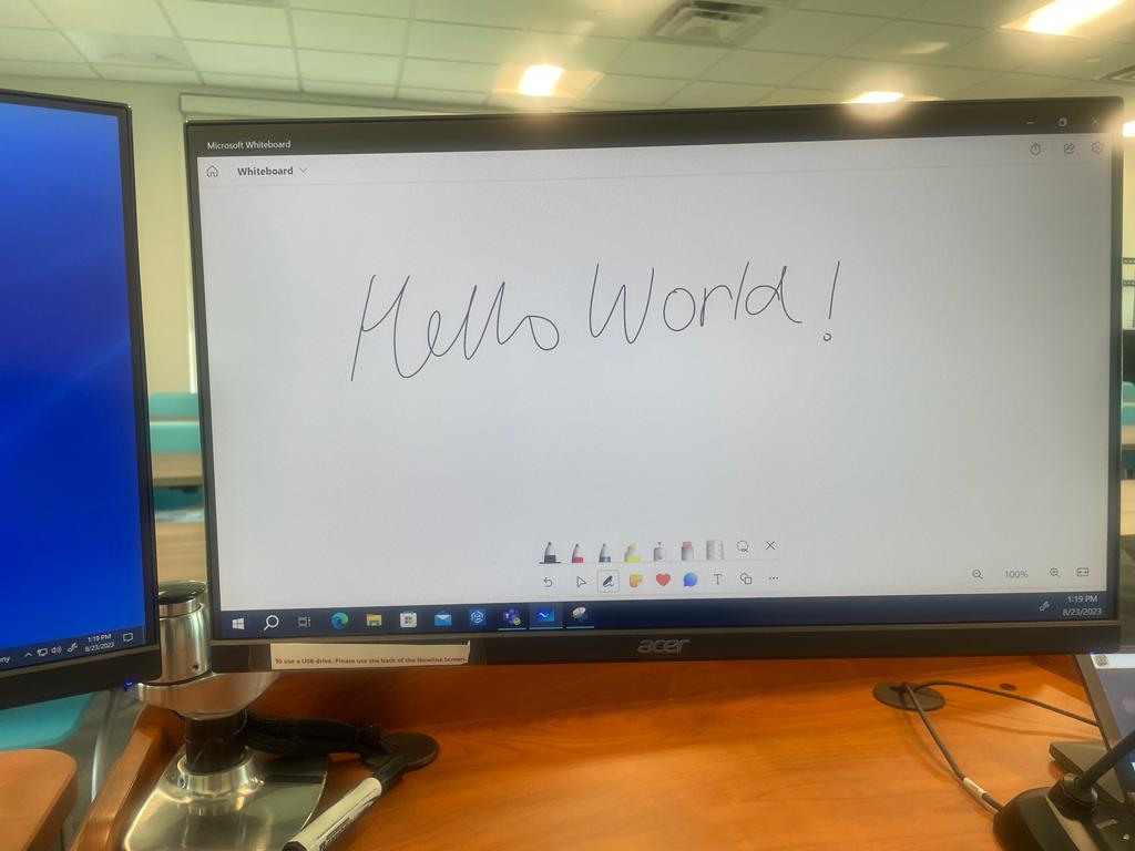 Whiteboarding in Teams Sessions – University of the Virgin Islands