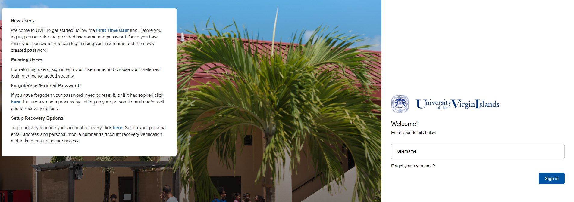 Mycampus Login – University of the Virgin Islands